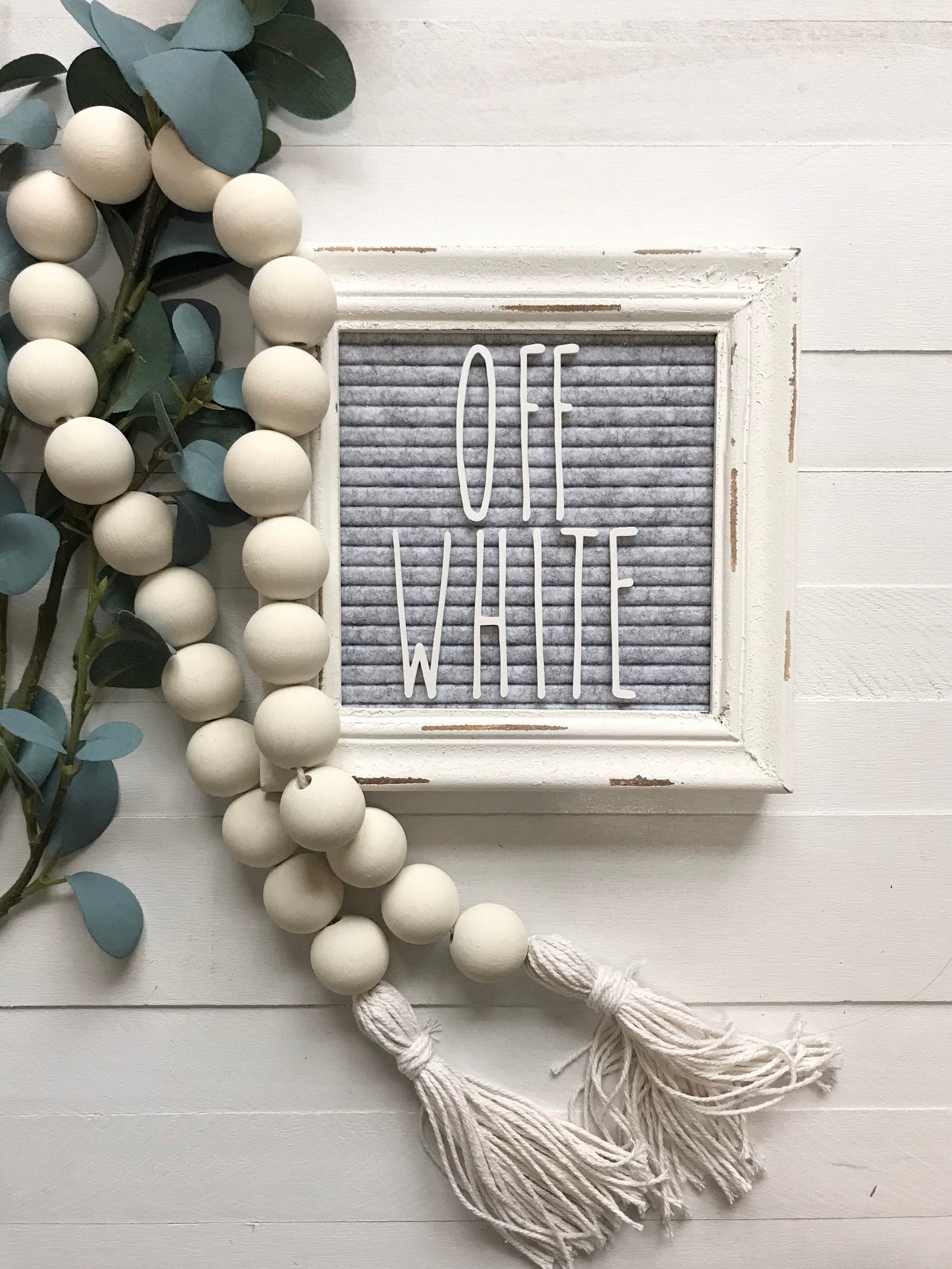 Neutral Farmhouse Garland - Etsy