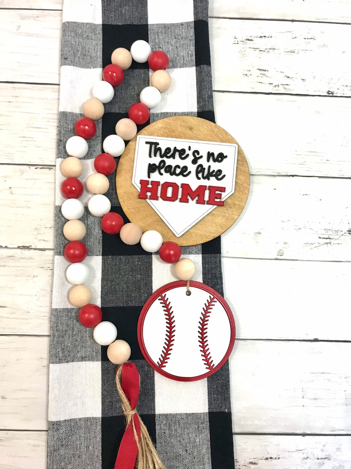 Baseball Farmhouse Garland | Etsy