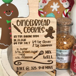 Gingerbread Tiered Tray Décor, Gingerbread Tiered Tray Signs - Etsy