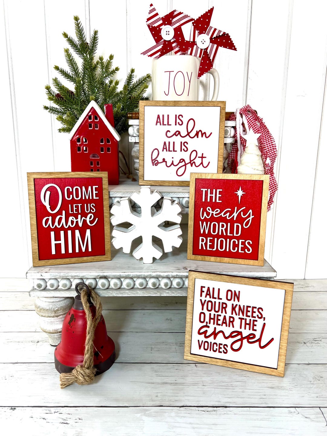 Christmas Song Signs, Christmas Signs, Christmas Tiered Tray Signs ...