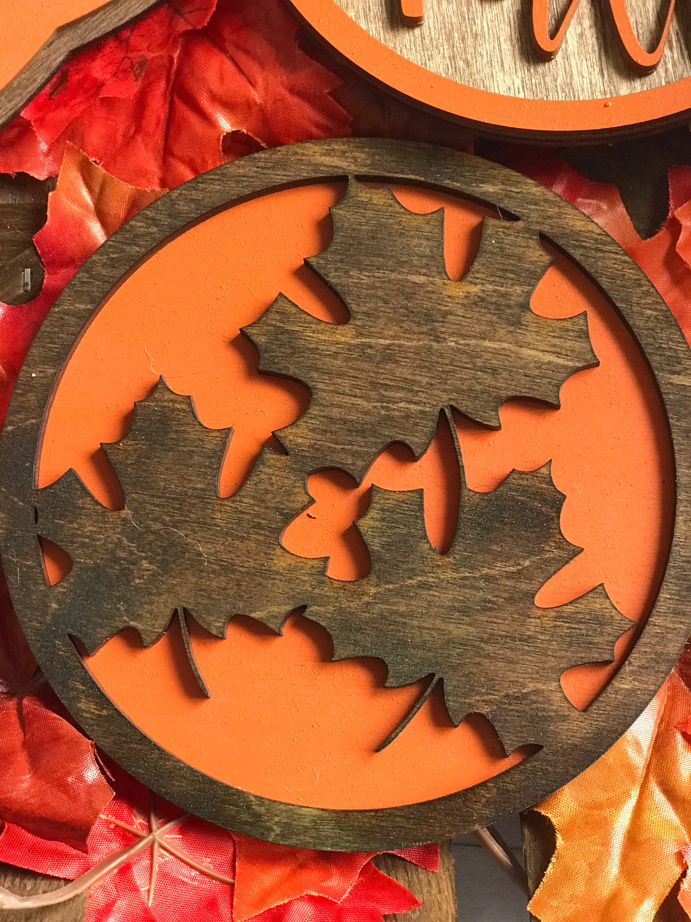 Fall 3D Signs Tiered Tray Decor | Etsy