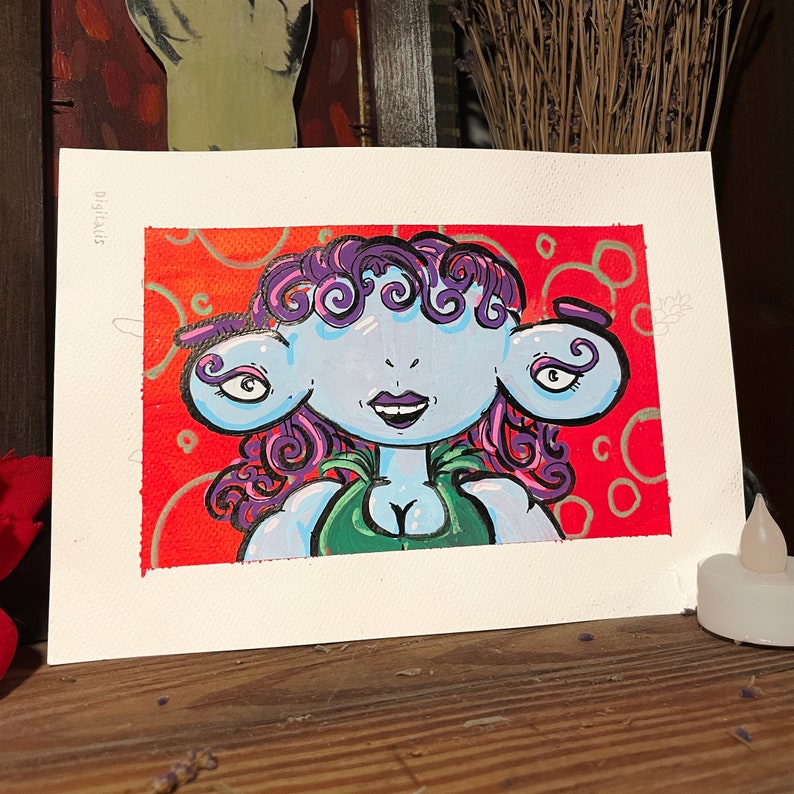 Sally Side Eye Original Art - Etsy