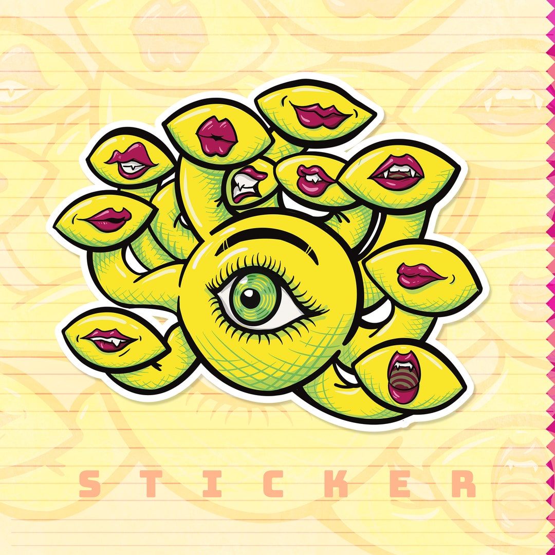 3" Mouth-desa Vinyl Sticker - Etsy