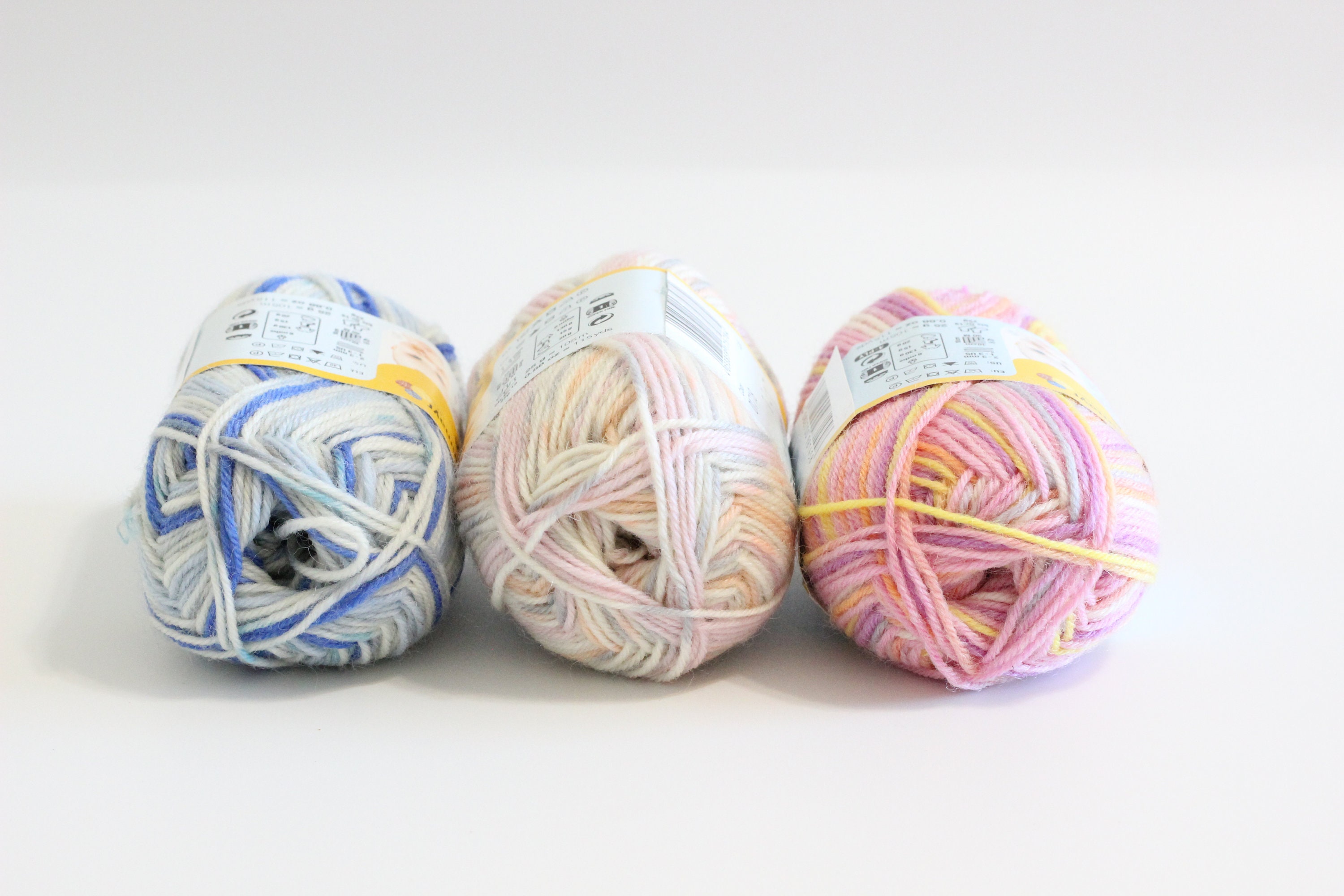 Regia Baby Smiles Self Striping Wool Blend Yarn, 4 Ply Fingering - Etsy