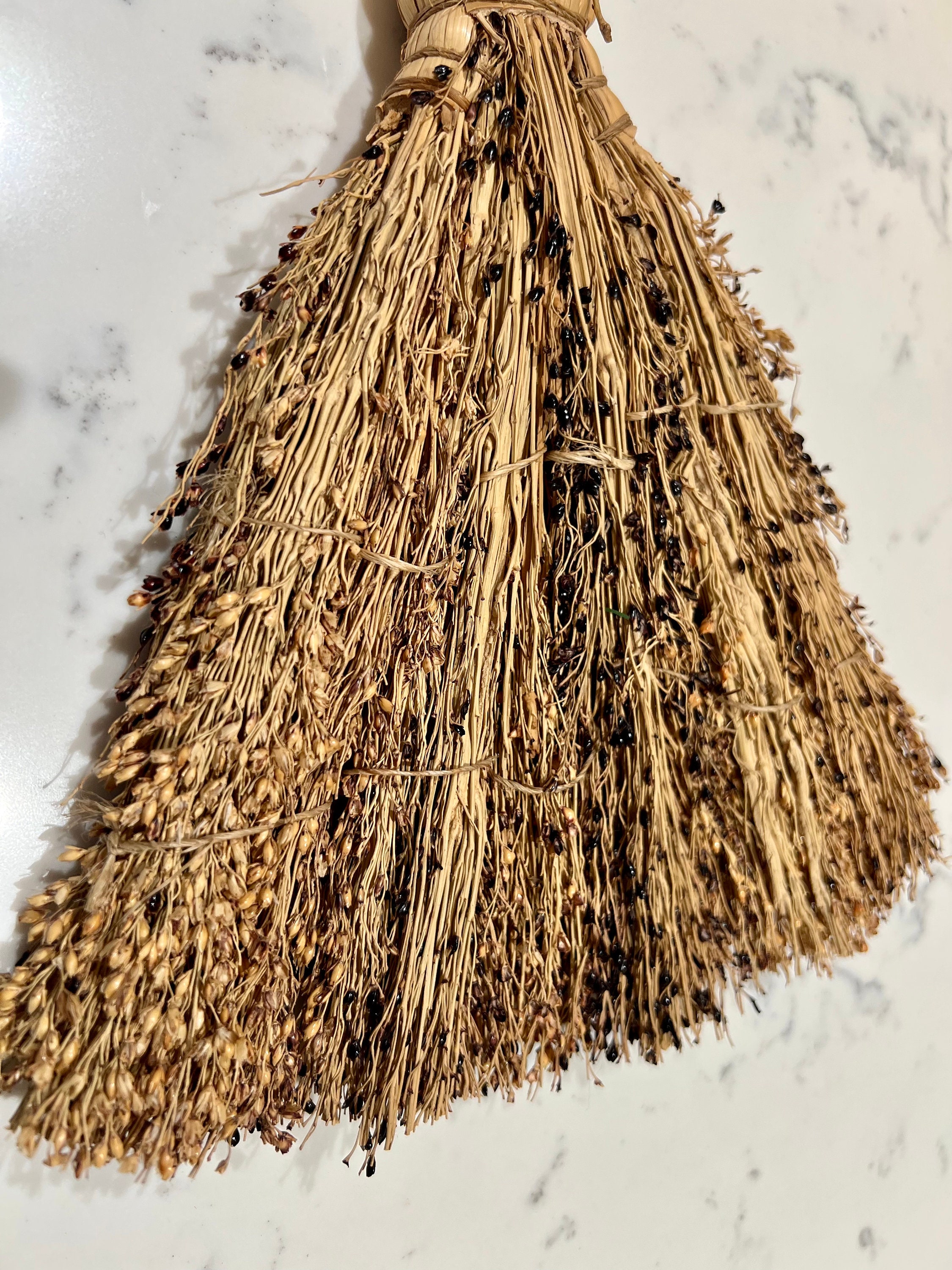 Natural Woven Shaker Style Hand Broom, Hand Sweeper, House Warming Gift ...