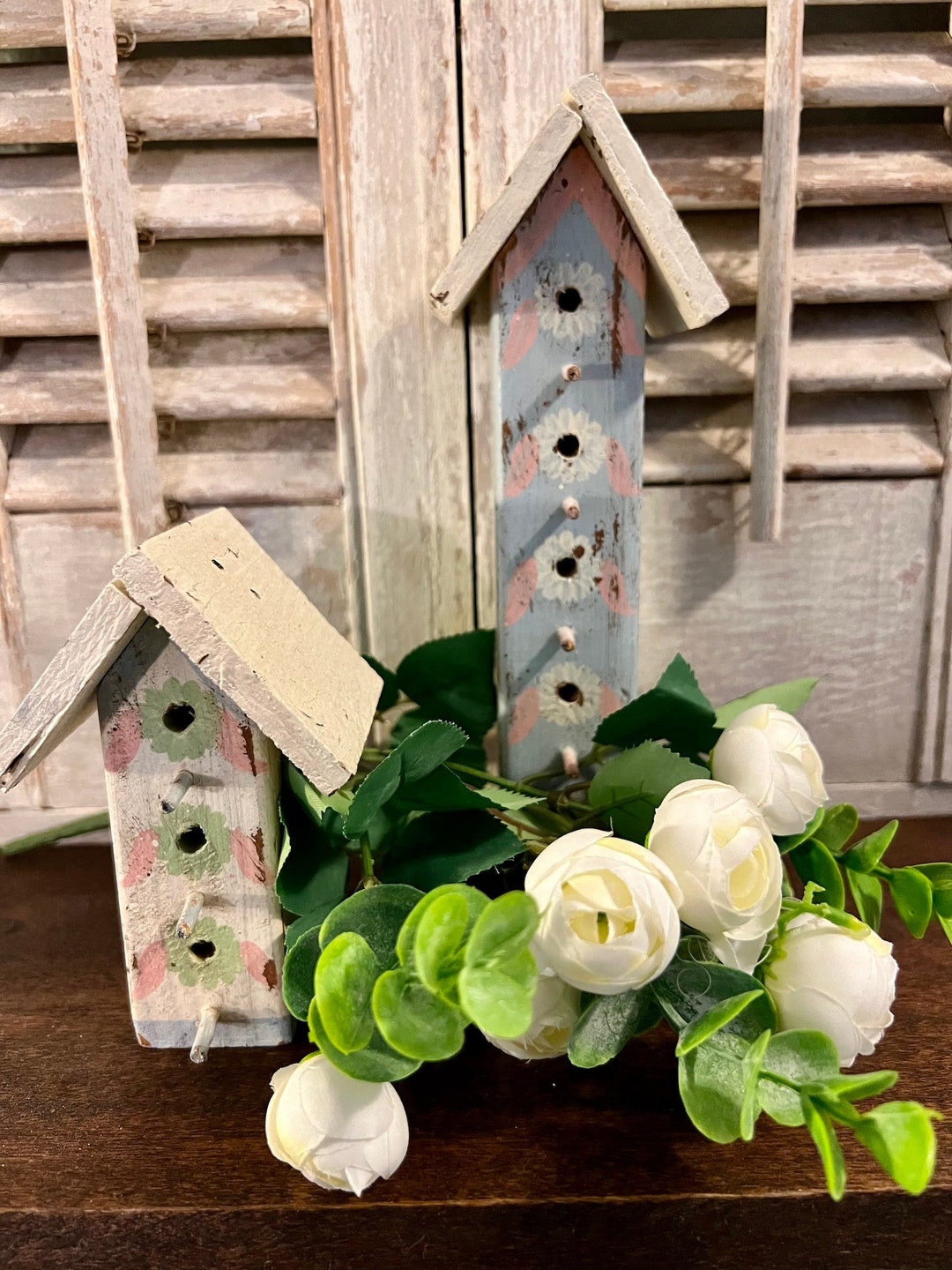 Cute Handmade Bird Houses, Spring and Summer Decor for Home, Miniature ...