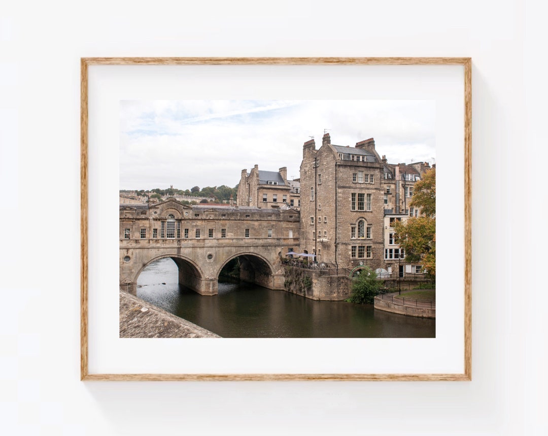 Bath City Fine Art Print, Pulteney Bridge England Photography, UK City ...