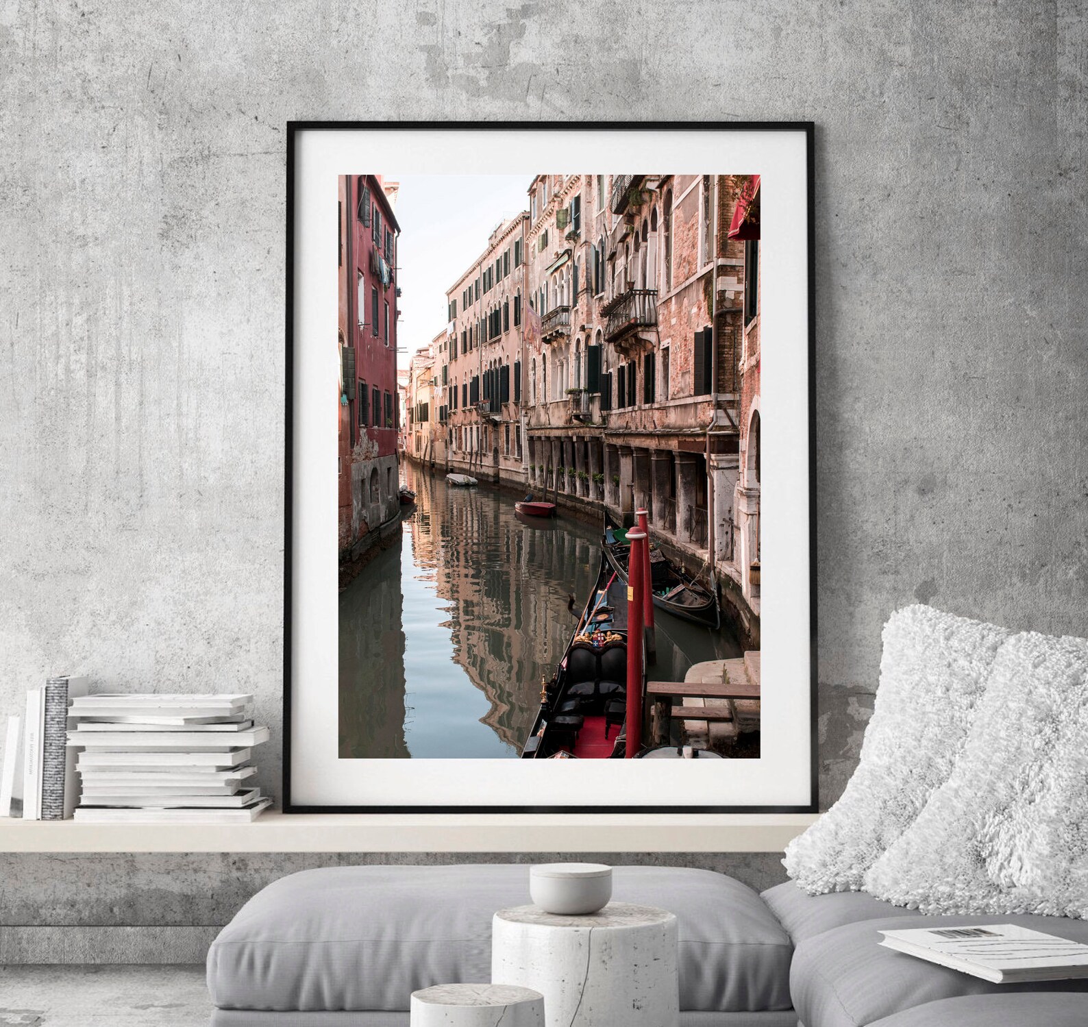 Venice Photography, Venice Canal Digital Download, Black and White ...