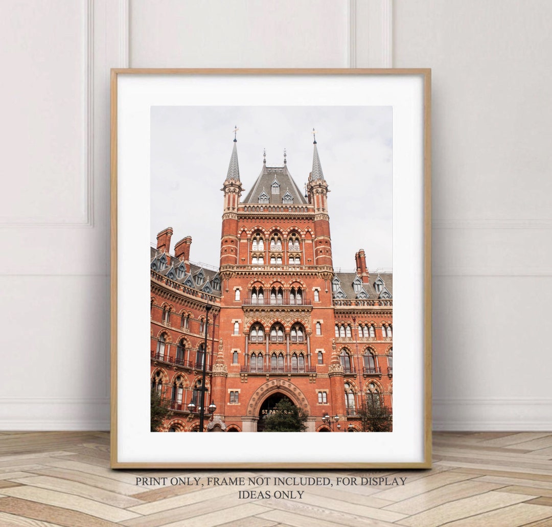 St Pancras Fine Art Print, Original London Photography, Architecture ...