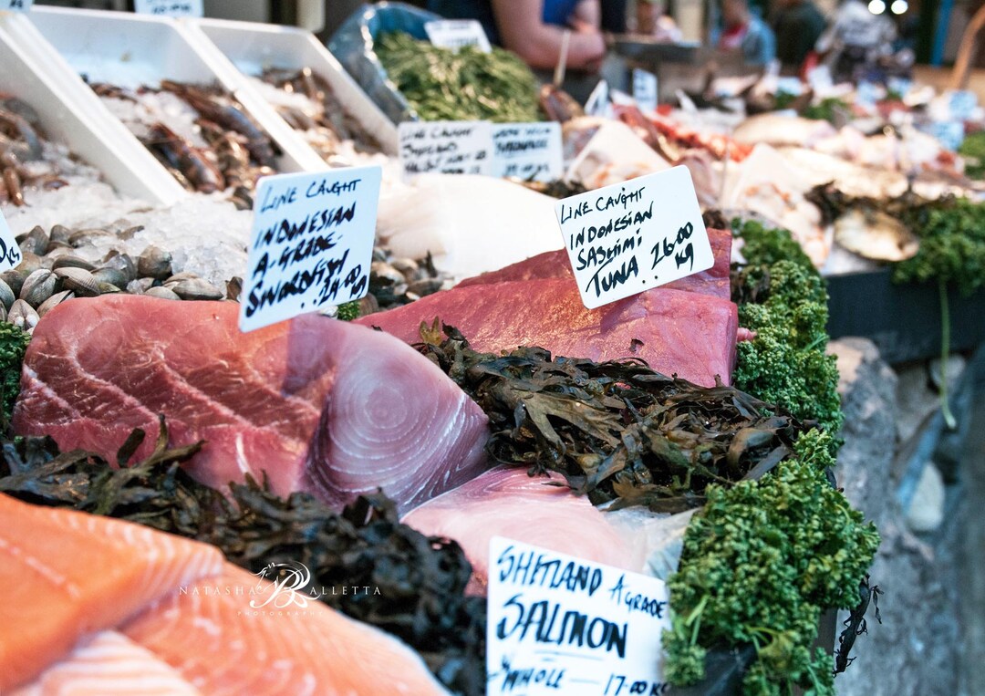 Original Kitchen Food Art Print, Fish Market Fine Art Photography ...