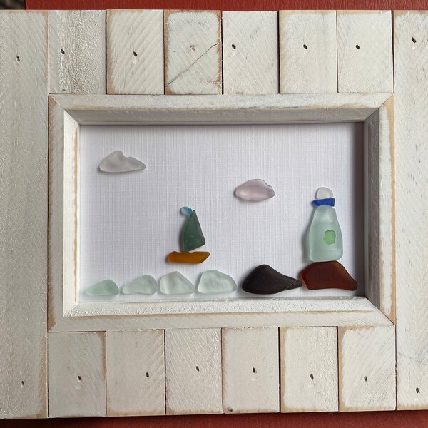 Sea Glass Frame - Etsy