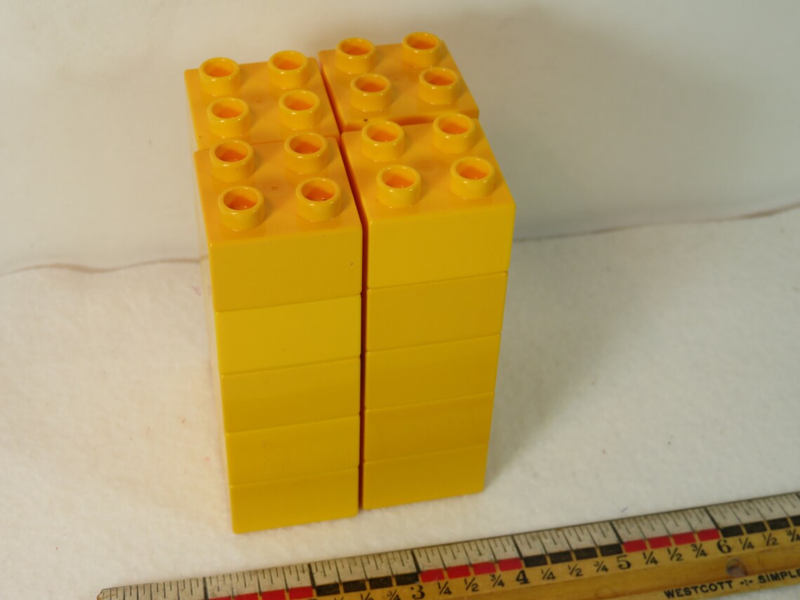 Lego Duplo 20 Pieces 2x2 Bricks Blocks Choice Yellows Reds | Etsy