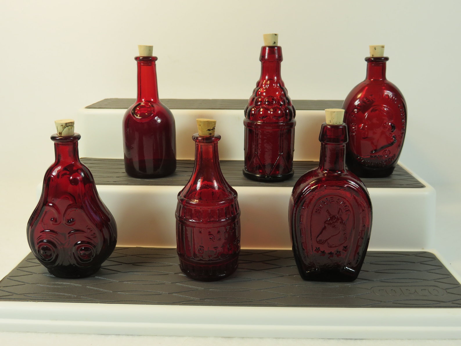 Wheaton NJ Ruby Red Miniature 3 Inch Bottle 1970s Choice From - Etsy India