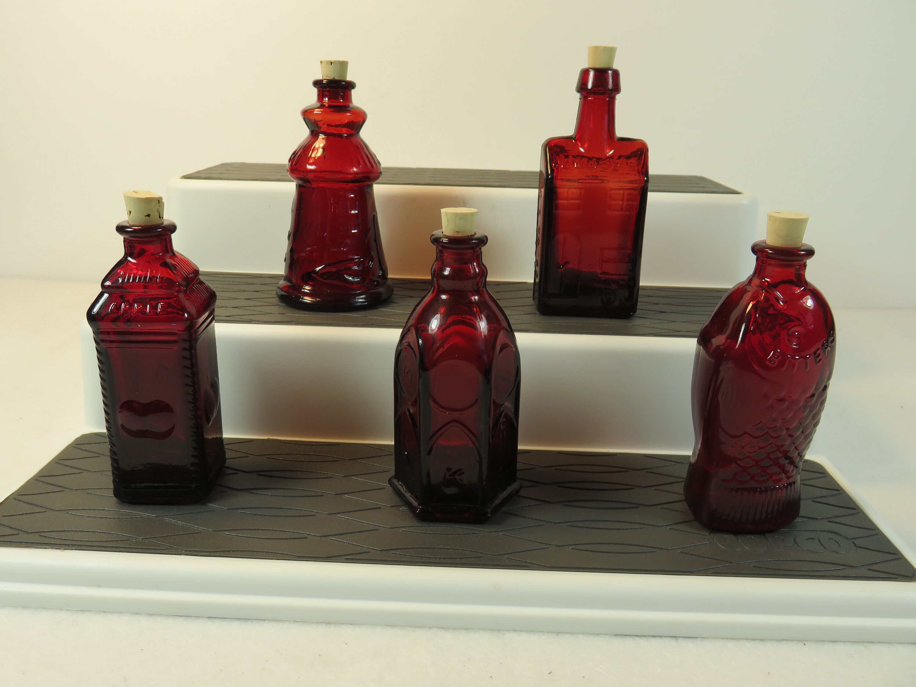 Wheaton NJ Ruby Red Miniature 3 Inch Bottle 1970s Choice From - Etsy UK