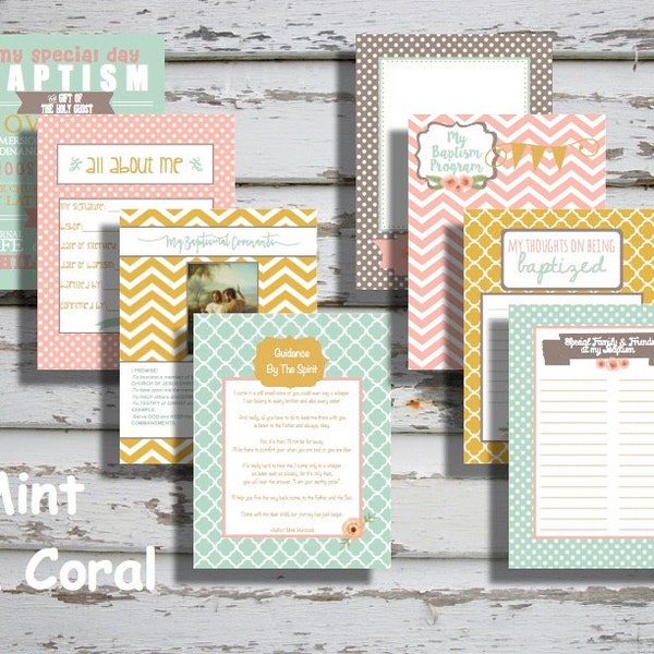 Lds Baptism Memory Book - Etsy