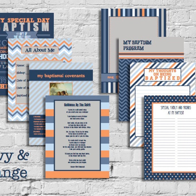 Lds Baptism Memory Book - Etsy