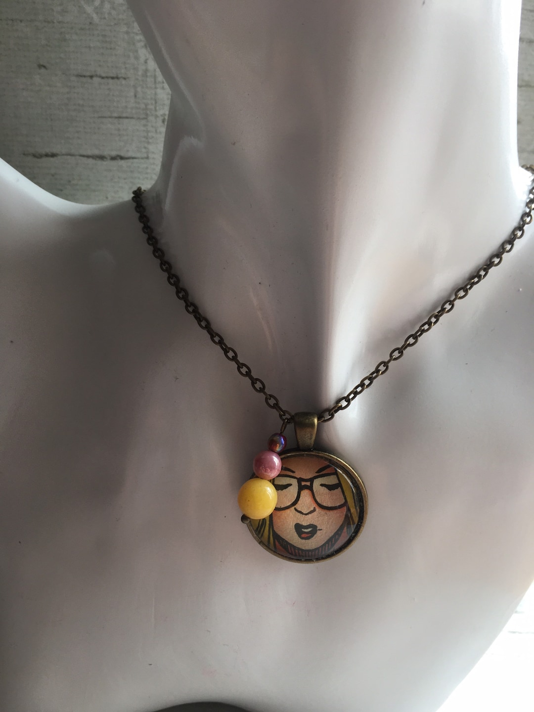 Recycled X-Men Comic Book Necklace - Etsy.de
