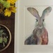 Rabbit Watercolor Painting - Art Print - Etsy