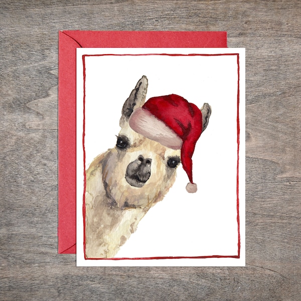 Alpaca Card - Etsy