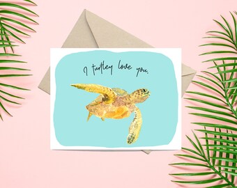 Turtle Pun Card - Etsy