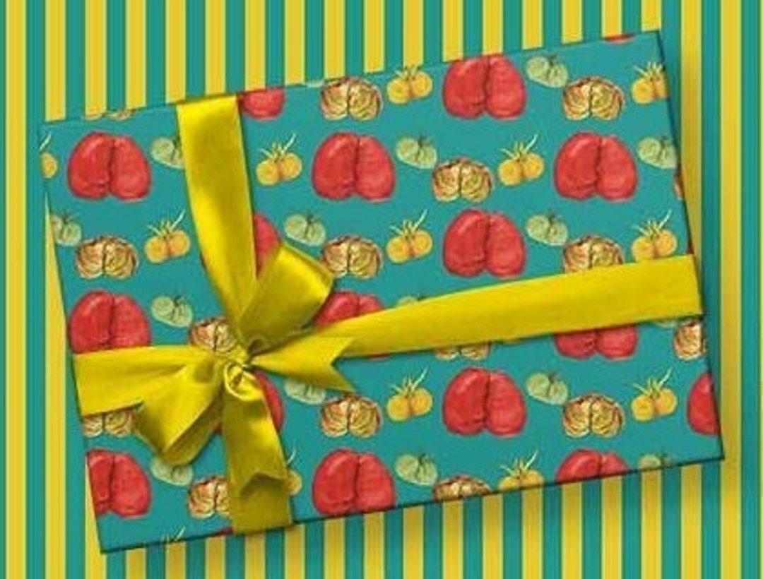 Tomato Wrapping Paper // Fruit Wrapping Paper // Vegetable Gift Wrap ...
