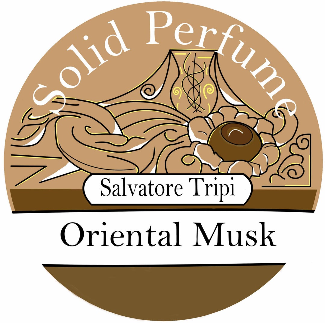 ORIENTAL MUSK Handmade Solid Perfume 10g Round Container by - Etsy