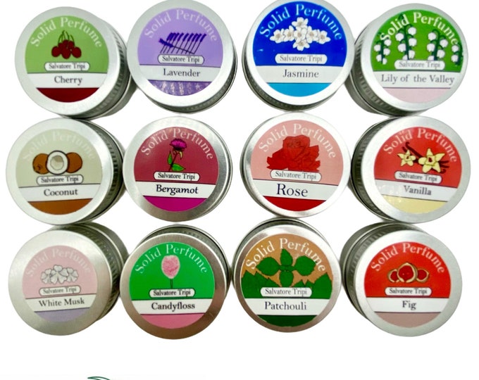 Solid Perfume Tins - Etsy