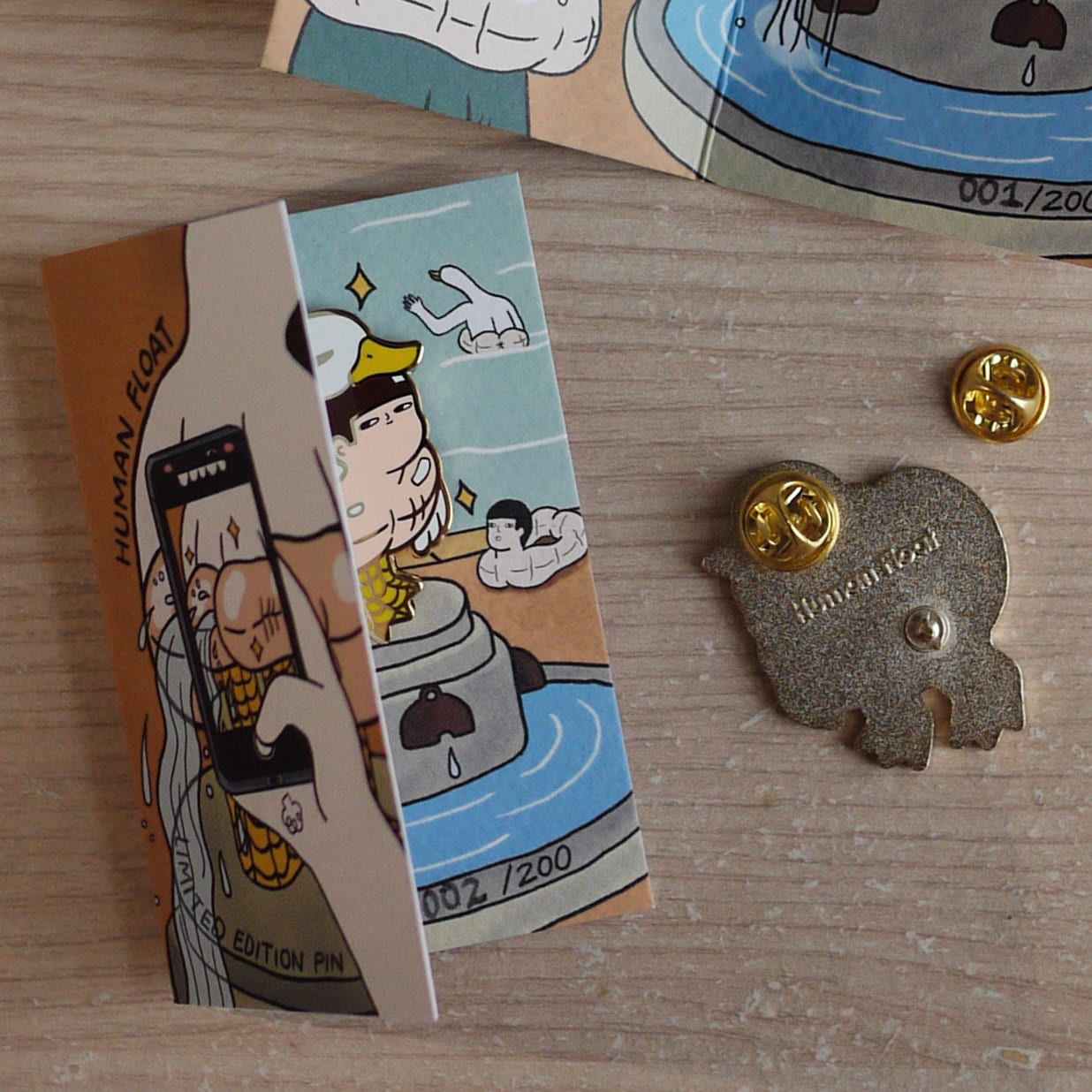 Human Float Enamel Pin // Limited Edition // Surreal Art - Etsy UK