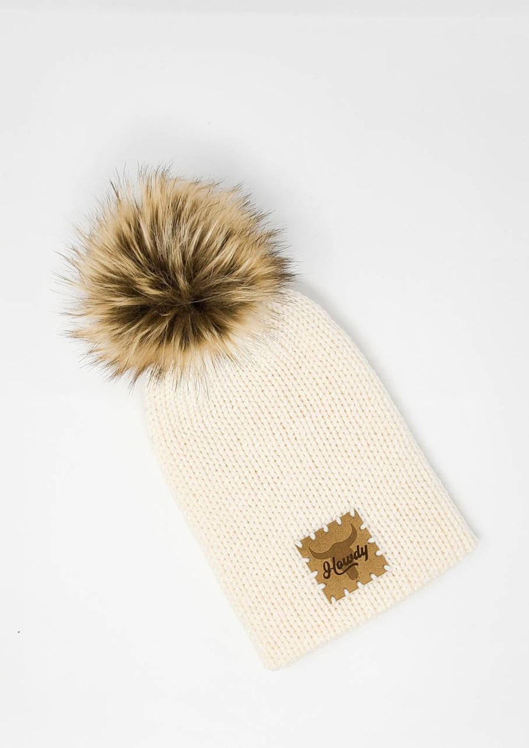 HOWDY Soft Knitted Bonfire Beanie,howdy Patch, Winter Beanies,winter ...