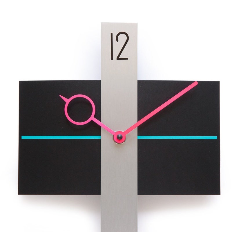 Memphis Style Clock - Etsy UK