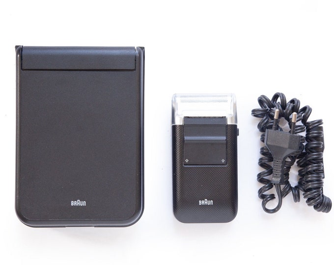 1976 BRAUN Micron Shaver Roland Ullmann Germany Type 5410 in Case Box ...