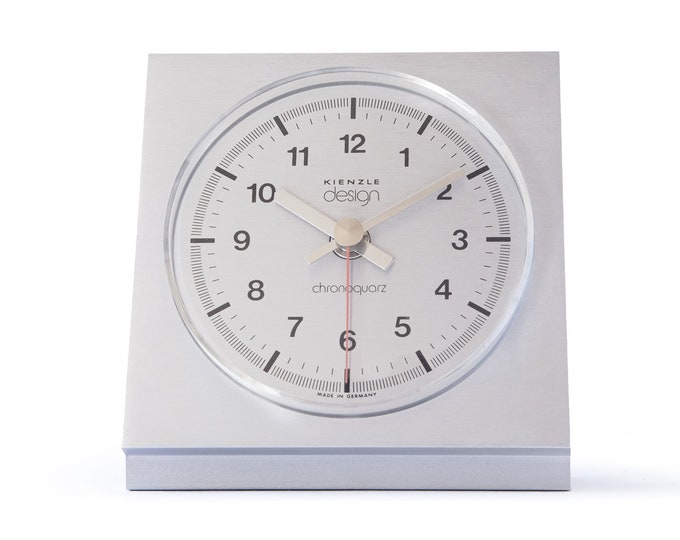 Minimalistic 70s KIENZLE Table CLOCK - Modernism BAUHAUS Mid Century ...