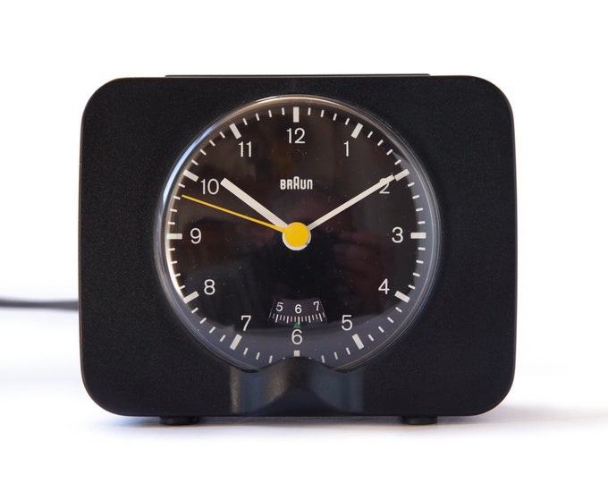 1972 BRAUN Phase 3 Red Button Alarm Clock Defect Dietrich Lubs Type ...