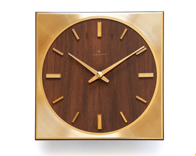 Stunning JUNGHANS Wall Clock Mid Century Modernism Germany Mcm Danish ...