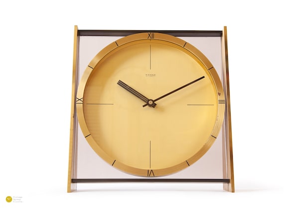 Elegant KIENZLE Mid Century Desk Clock Lucent Minimalist | Etsy