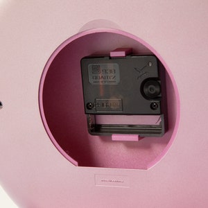 Large BENETTON Desk Clock Bulova - Postmodern Memphis Style Abstract ...