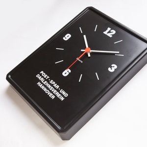 80s Germany Wall Office Promo Clock - Space Age Panton Style Minimal ...