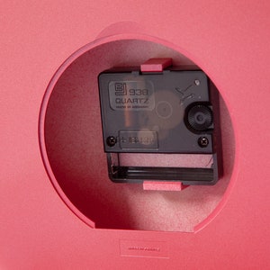 Large NOS BENETTON Desk Clock Bulova - Postmodern Memphis Style ...