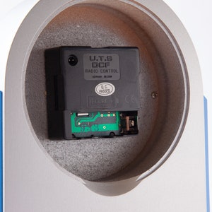 NOS Postmodern KUNDO Desk Clock 1990s Space Timer Radio Controlled ...