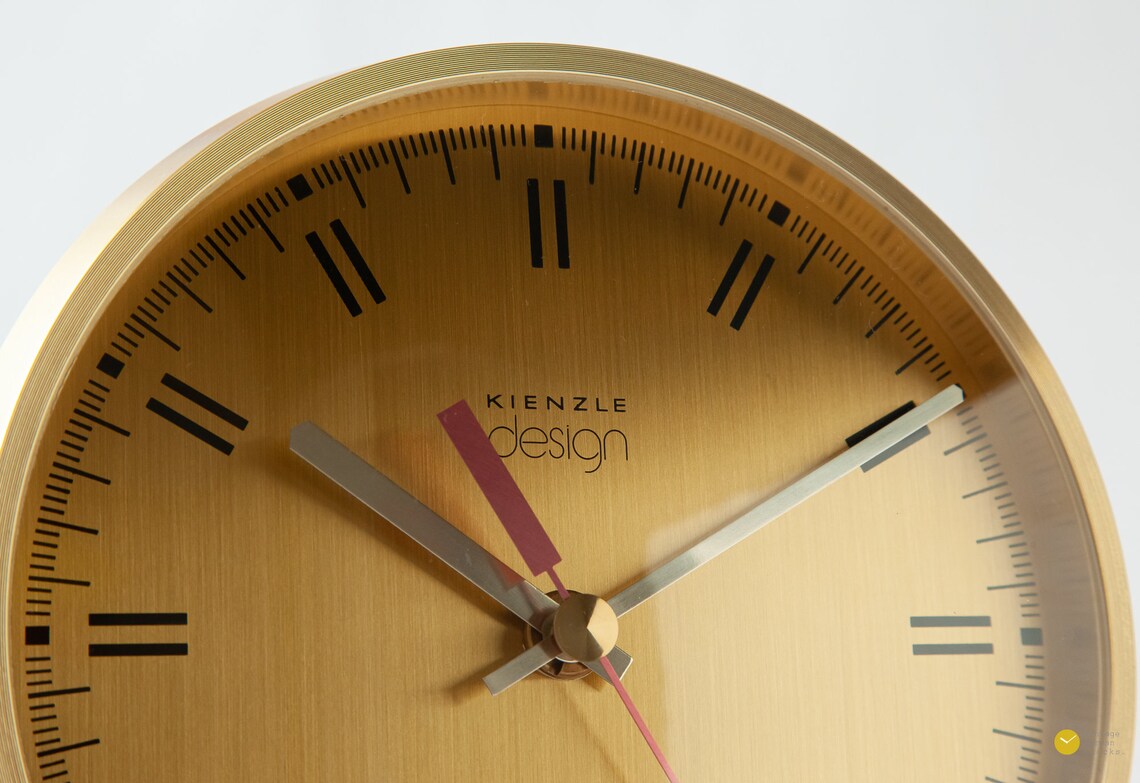 Elegant 70s Kienzle Desk CLOCK Classic Design Modernism Mid - Etsy