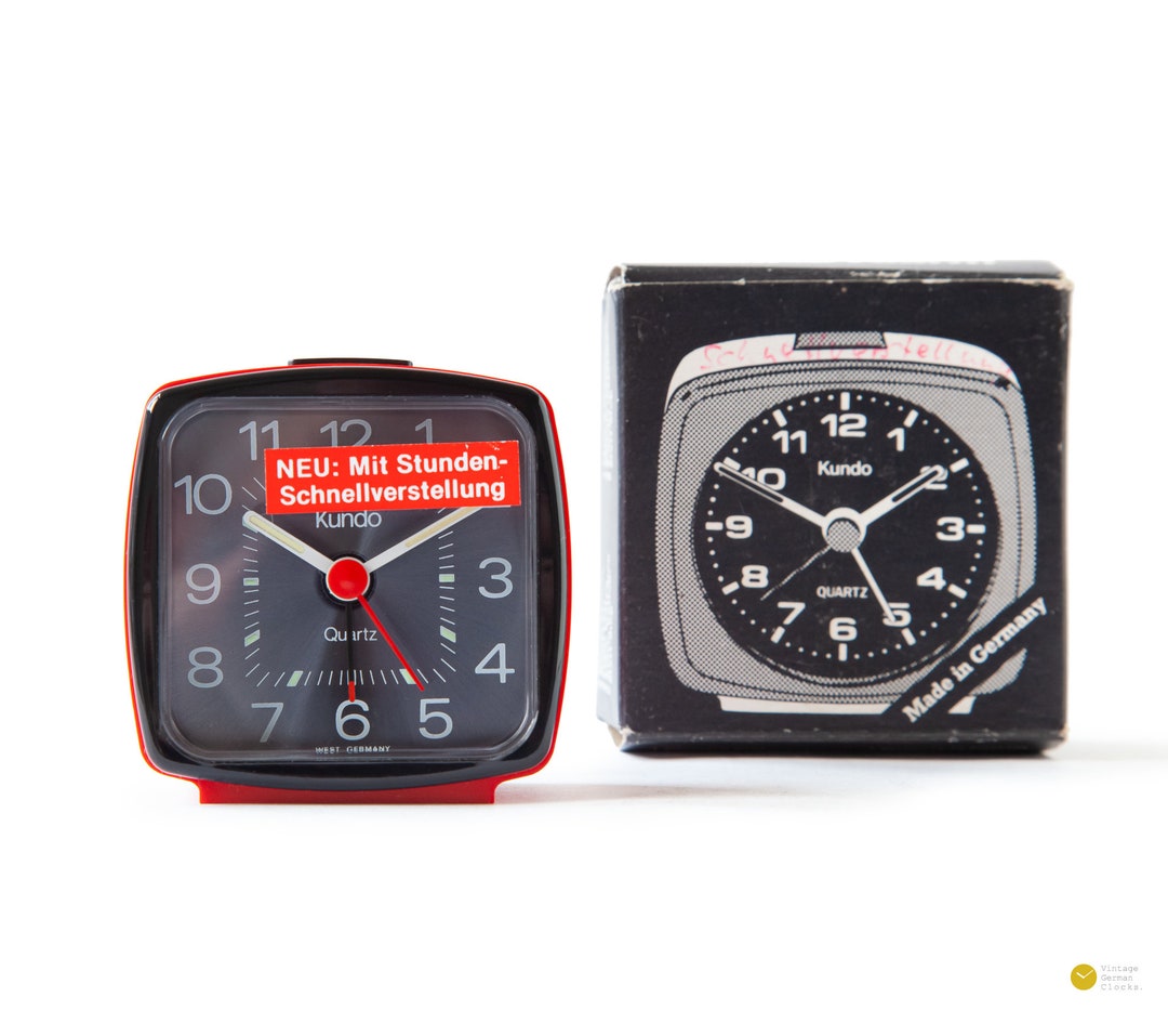 NOS in Box! Space Age KUNDO Alarm Clock Travel Desk Table Panton ...