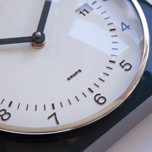 1971 KRUPS DATE Wall Kitchen Clock - Space Age Germany BAUHAUS Panton ...
