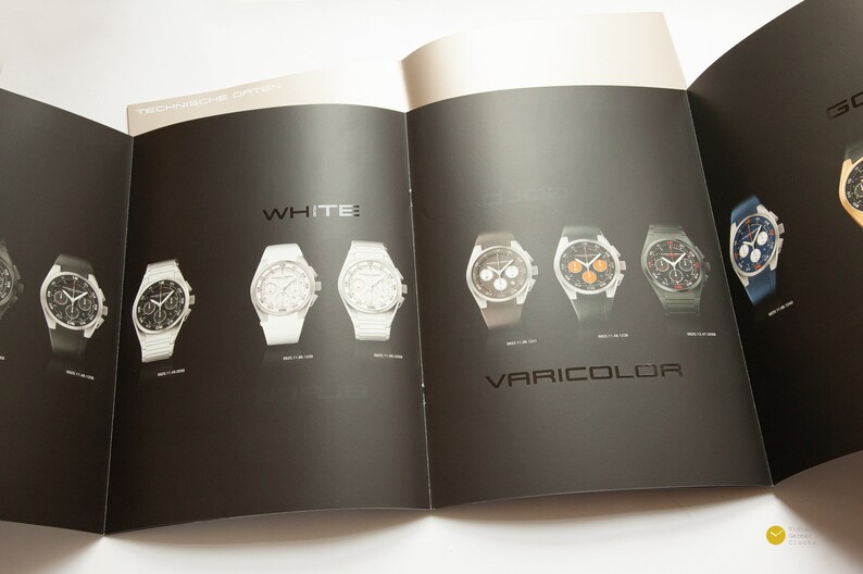 2x PORSCHE Design Watch Catalogues Dashboard Flat Six Book 2011 2012 ...