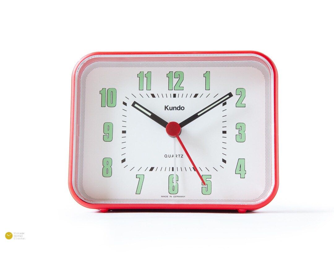 NOS Space Age KUNDO Alarm Clock Panton Pop Germany Plastic Atomic ...