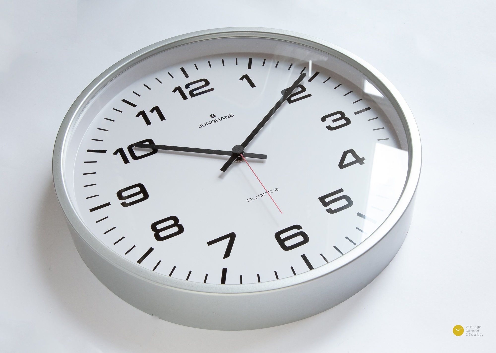 XL 12 JUNGHANS Factory Wall Clock Industrial 80s - Etsy