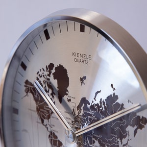 KIENZLE WORLD Time Clock Germany Desk Table Mid Century Bauhaus ...