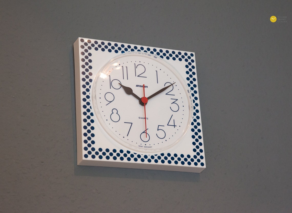 Space Age STAIGER Wall CLOCK Atomic Mid Century - Etsy