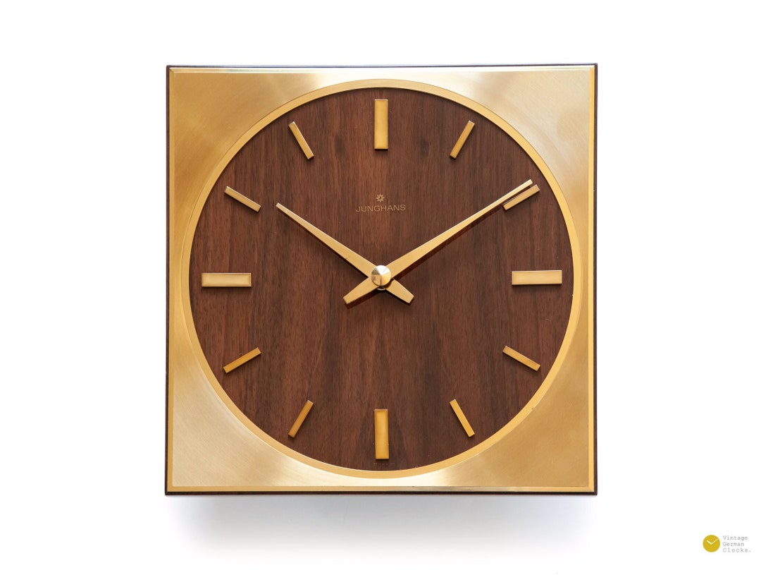 Stunning JUNGHANS Wall Clock Mid Century Modernism Germany Mcm Danish ...