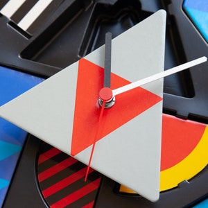 NOS Pablo Time No.1 Memphis Desk Table Clock Object Postmodern ...