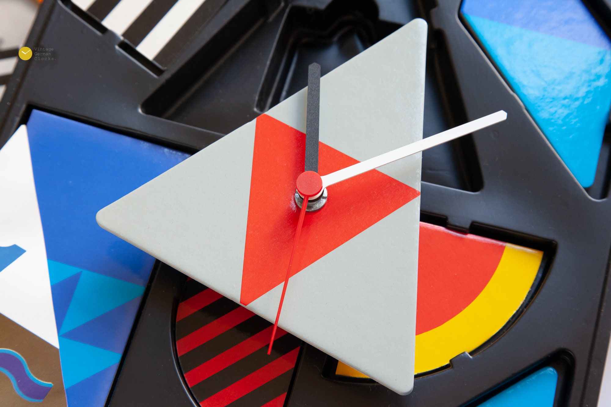 Memphis Pablo Time No.1 Desk Table Clock Object Postmodern Sculpture ...